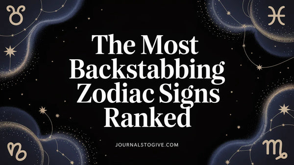 The Most Backstabbing Zodiac Signs Ranked – journalstogive